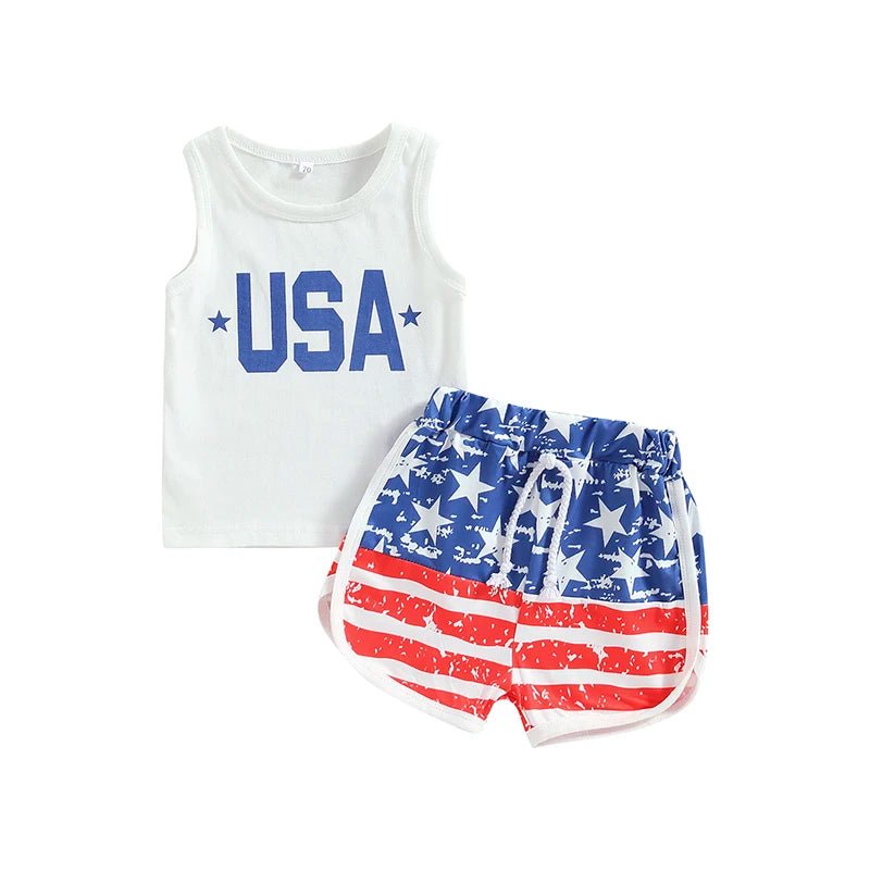 USA Muscle Tee Set – The Ollie Bee