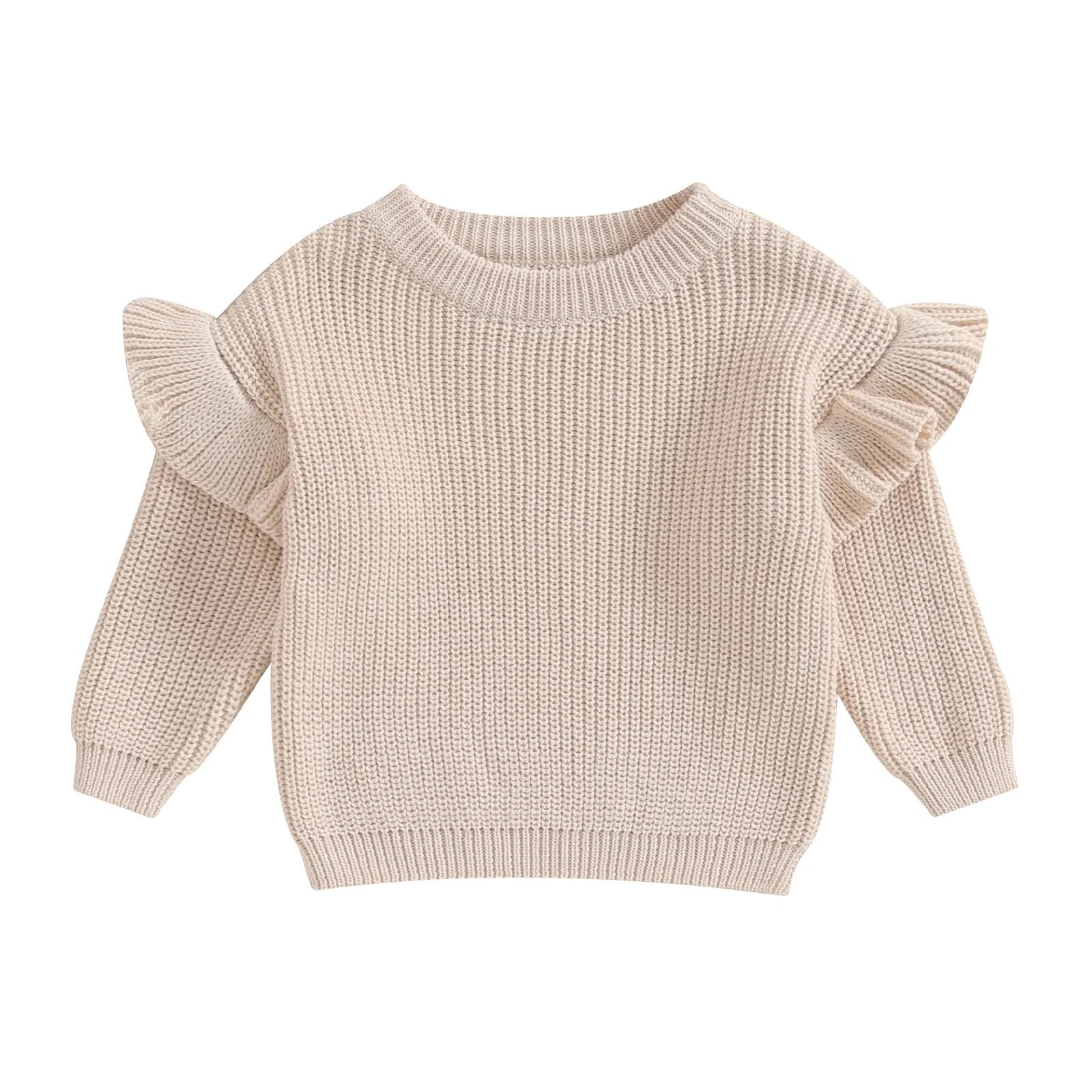 Ruffle Shoulder Sweater – The Ollie Bee